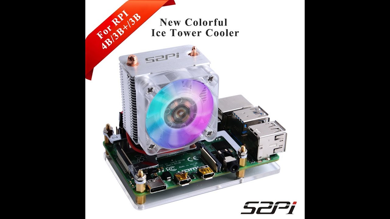 52Pi Newest Ice tower cooler assembling tutorial video - YouTube