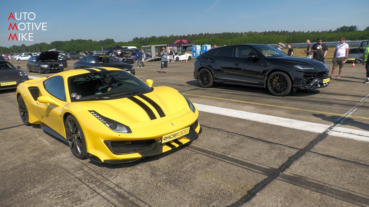 750HP Lamborghini Urus vs 750HP Ferrari 488 Pista - YouTube