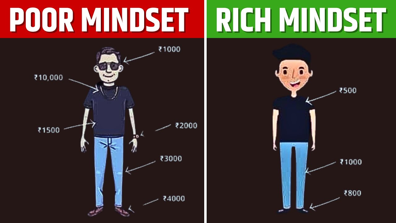 RICH MINDSET VS POOR MINDSET | अमीर vs गरीब | 5 Big Habits Differences - YouTube