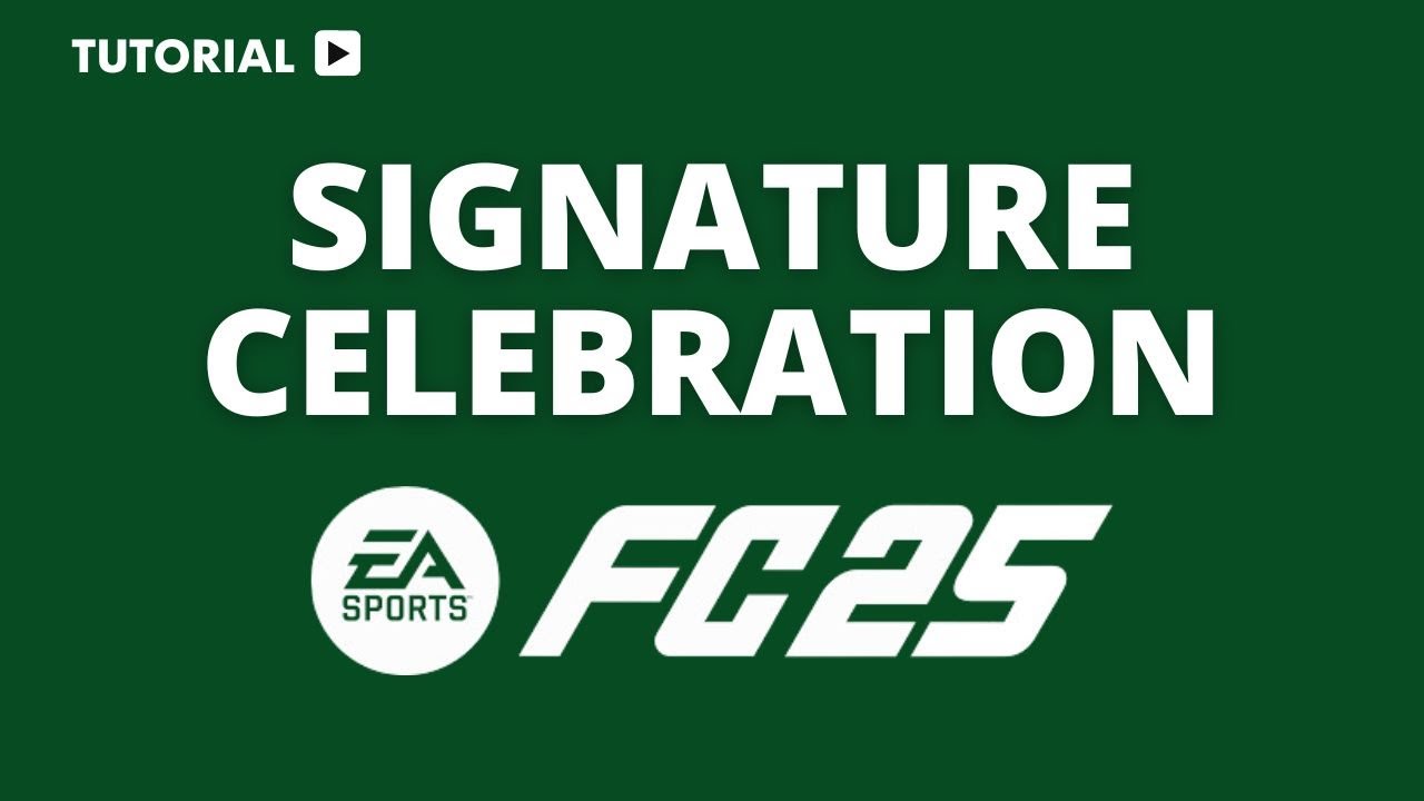 how to do signature celebration fc 25 - YouTube