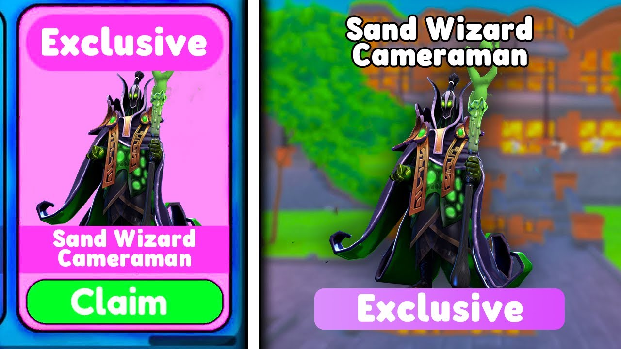 I CLAIM *NEW* 🐍 SAND WIZARD CAMERAMAN! NEW UPDATE 💀 IS COMING - Roblox Toilet Tower Defense ...