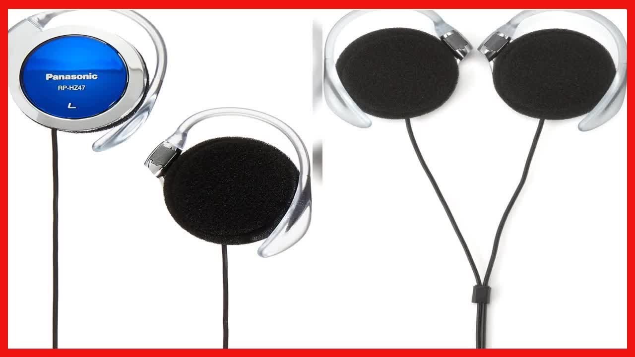 Panasonic Clip Headphones Blue RP-HZ47-A (Japan Import) - YouTube