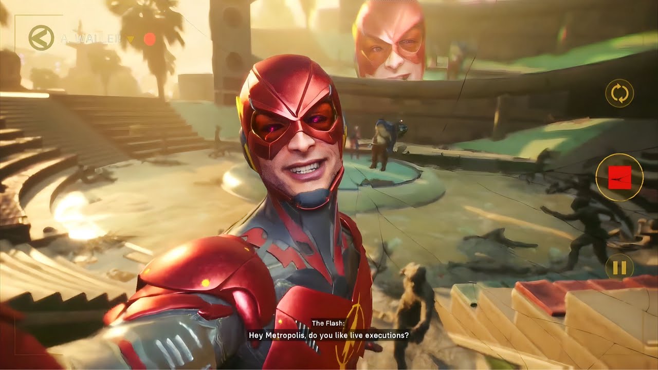 Arkham Flash being a Menace for 2 Minutes and 49 seconds straight - YouTube