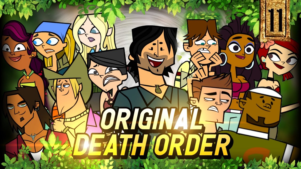 The Original Death Order - Total Drama in Escape The Night ALL STARS ...