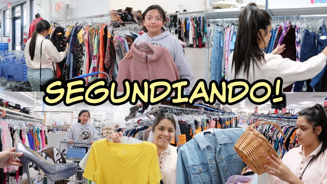 COMPRANDO ROPA DE SEGUNDA MANO EN USA! todo lo que encontramos EN ESTA ...