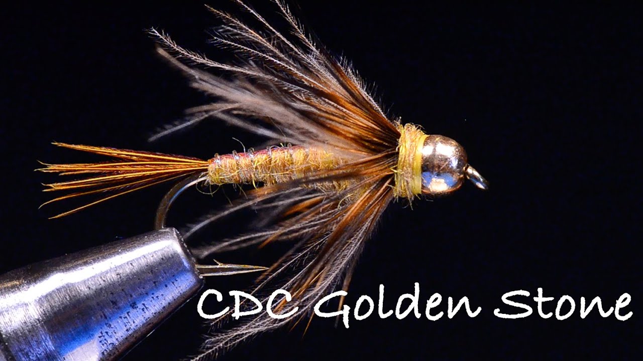 CDC Golden Stone Fly Tying Instructions - Tied by Charlie Craven - YouTube