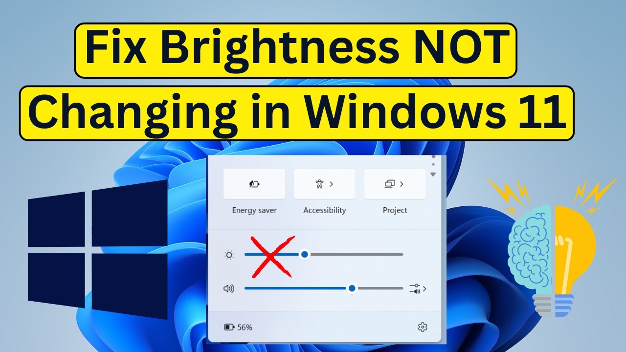 How to Fix Brightness Not Changing Problem in Windows 11 - YouTube