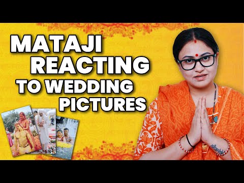 Mataji Reacting To My Wedding Pictures || Captain Nick