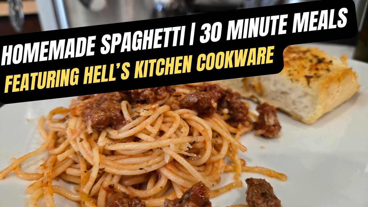 Weeknight Spaghetti Dinner | 30 Minutes Meals ft. Hell's Kitchen ...