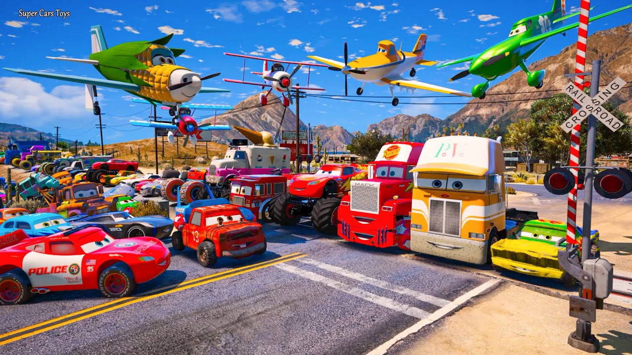 Disney Pixar Cars Unboxing Review | New Disney Cars Police Jackson ...