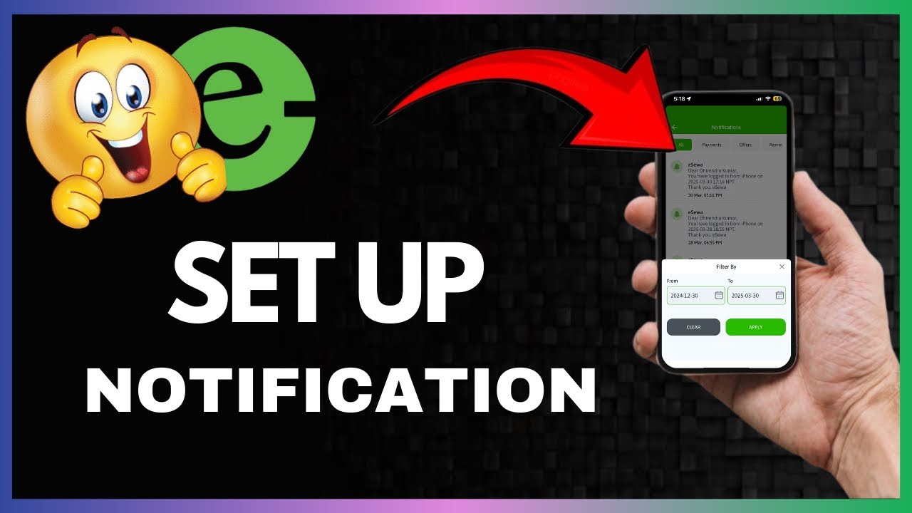 Stay in the Loop: How to Enable Transaction Alerts on eSewa - YouTube