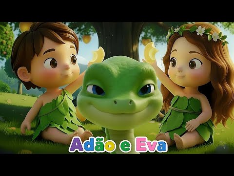 Adão e Eva | Historia Bíblica Infantil | Turminha do Criador