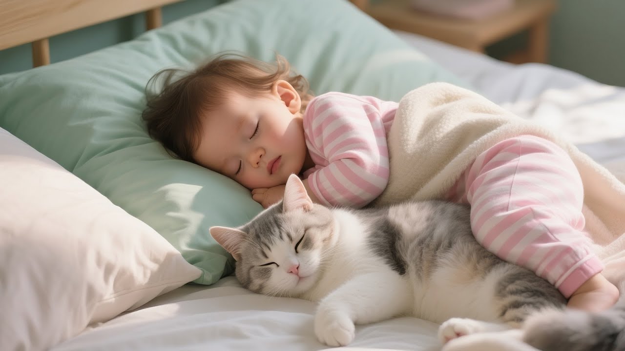 Too Cute! Baby and Cat Having the Sweetest Playtime Ever! - YouTube