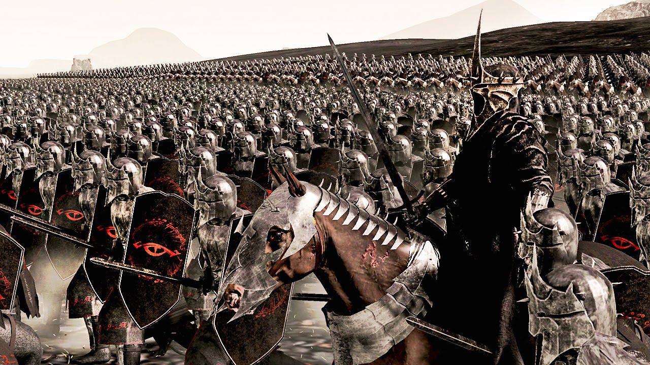 18,000 ARMY OF GONDOR VS 14,000 Black Numenoreans - The Lord Of The ...
