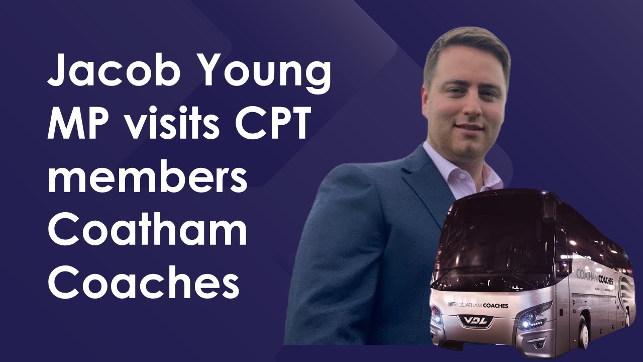 Jacob Young MP visits CPT members Coatham Coaches, January 2023 - YouTube