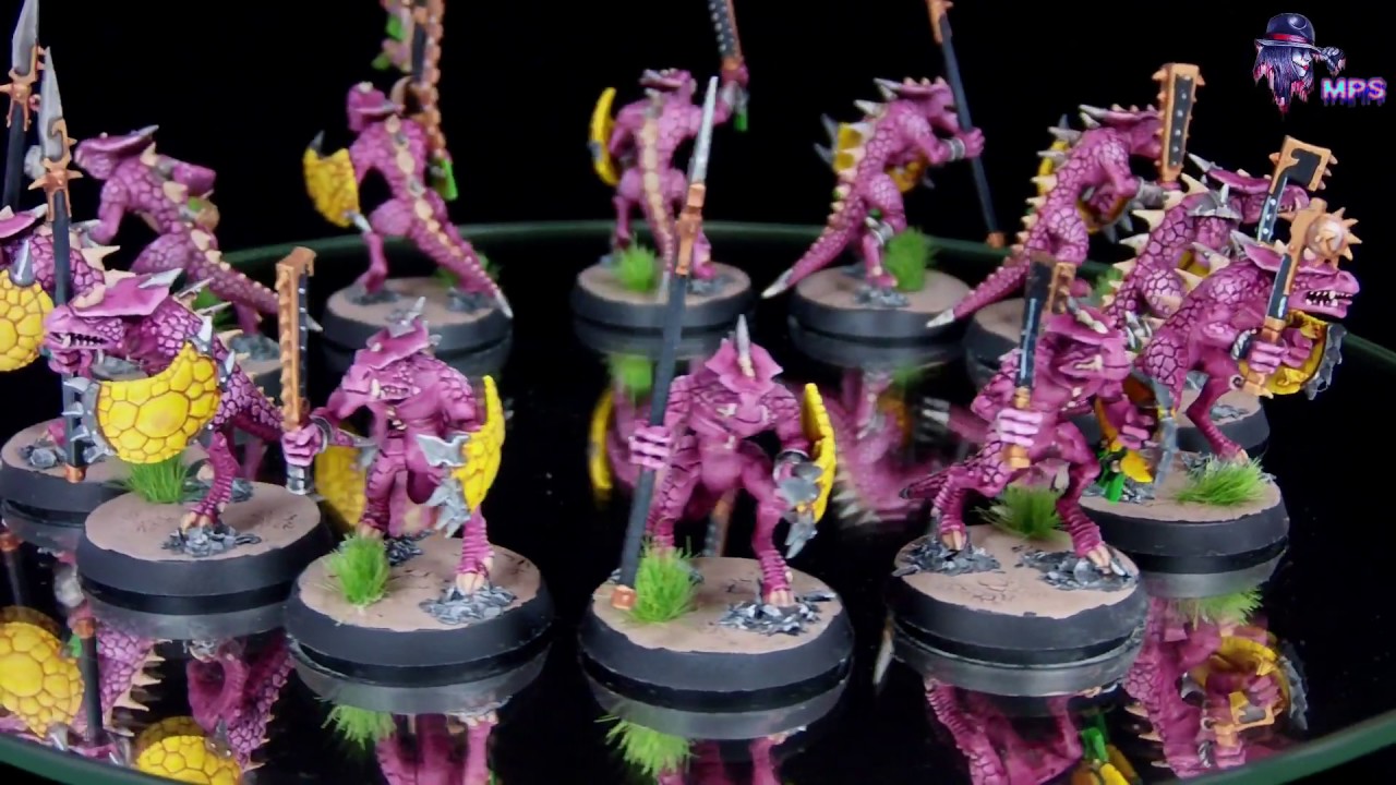 Saurus Warriors Seraphon Army / Lizardmen Army Age of Sigmar agrellan ...