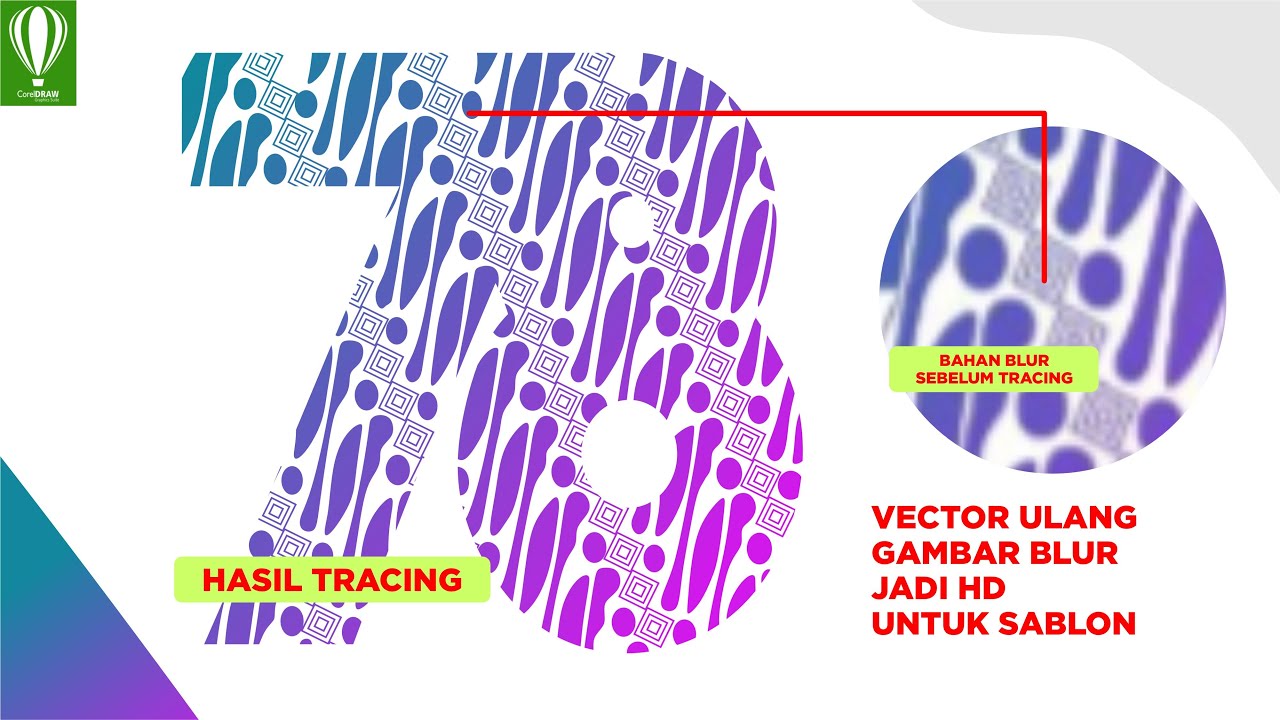 Tracing Logo Blur jadi HD untuk sablon kaos - YouTube