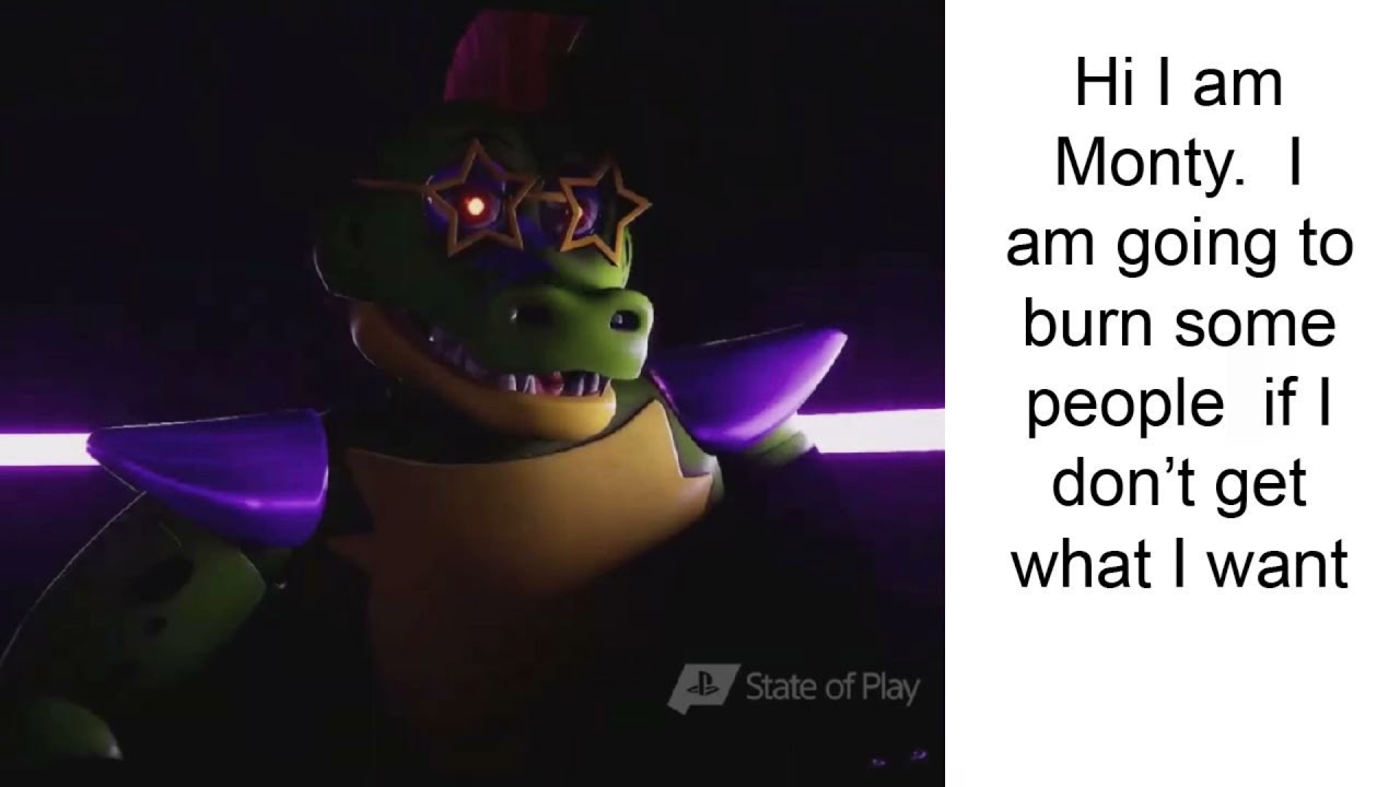 Every Fnaf security breach character in a nutshell remake - YouTube