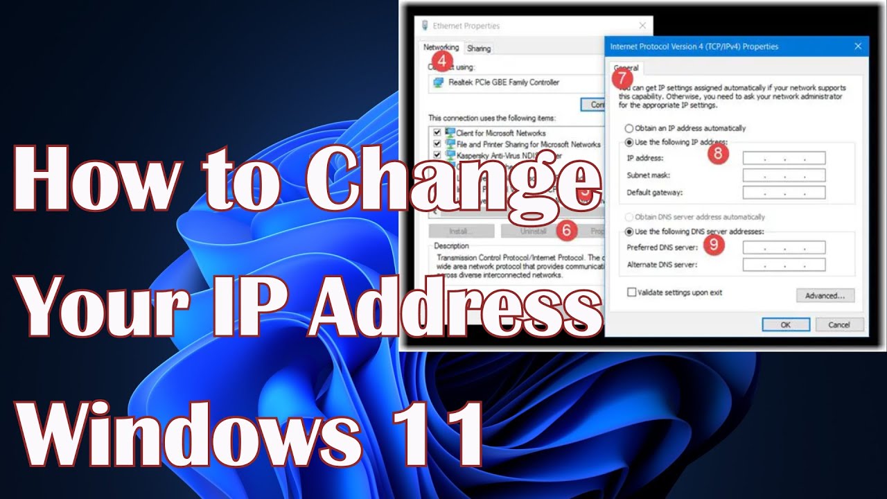 How to Change Your IP Address in Windows 11 - YouTube