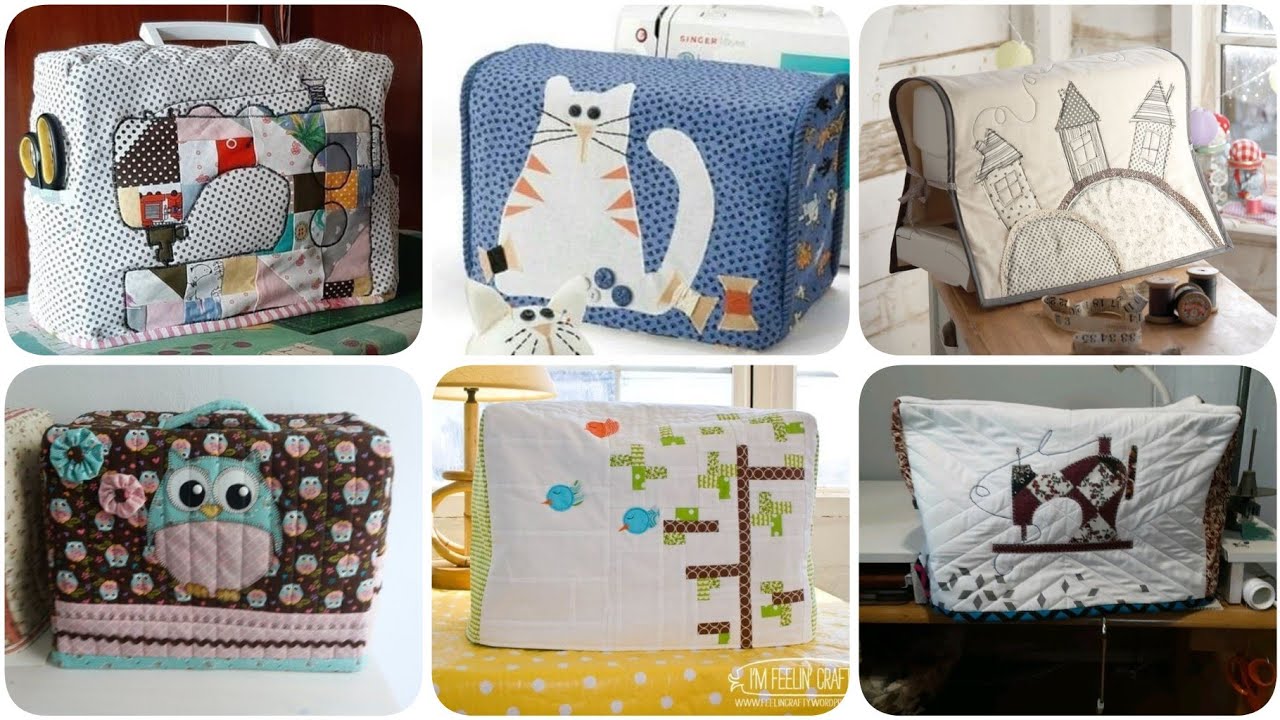 Lovely simple patchwork sewing machine cover design by pop up fashion ️ ...