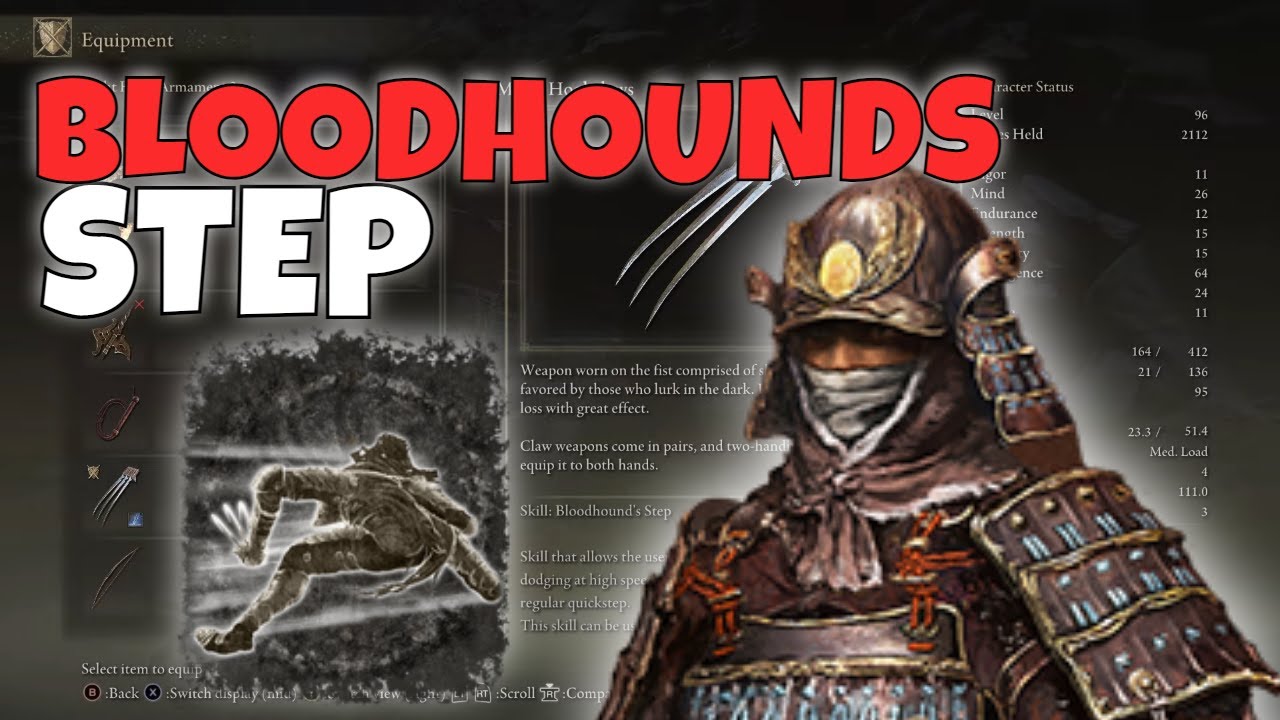 Become an ANIME GOD! Bloodhound's Step Ashes of War Location | Elden ...