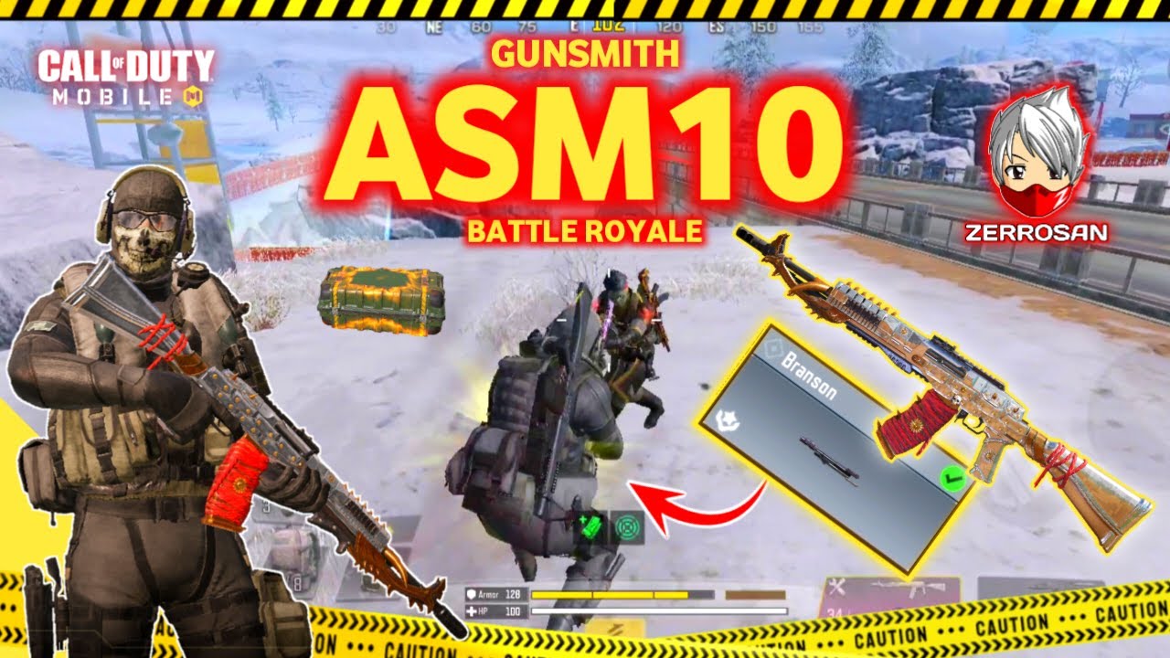 Best Gunsmith ASM10 Codm Battle Royale | Call of duty mobile Tips ...