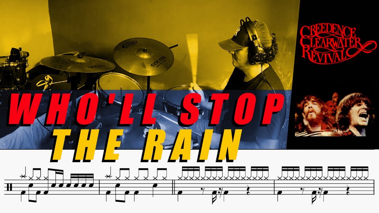 WHO'LL STOP THE RAIN Creedence Clearwater Revival (CCR) DRUM COVER ...