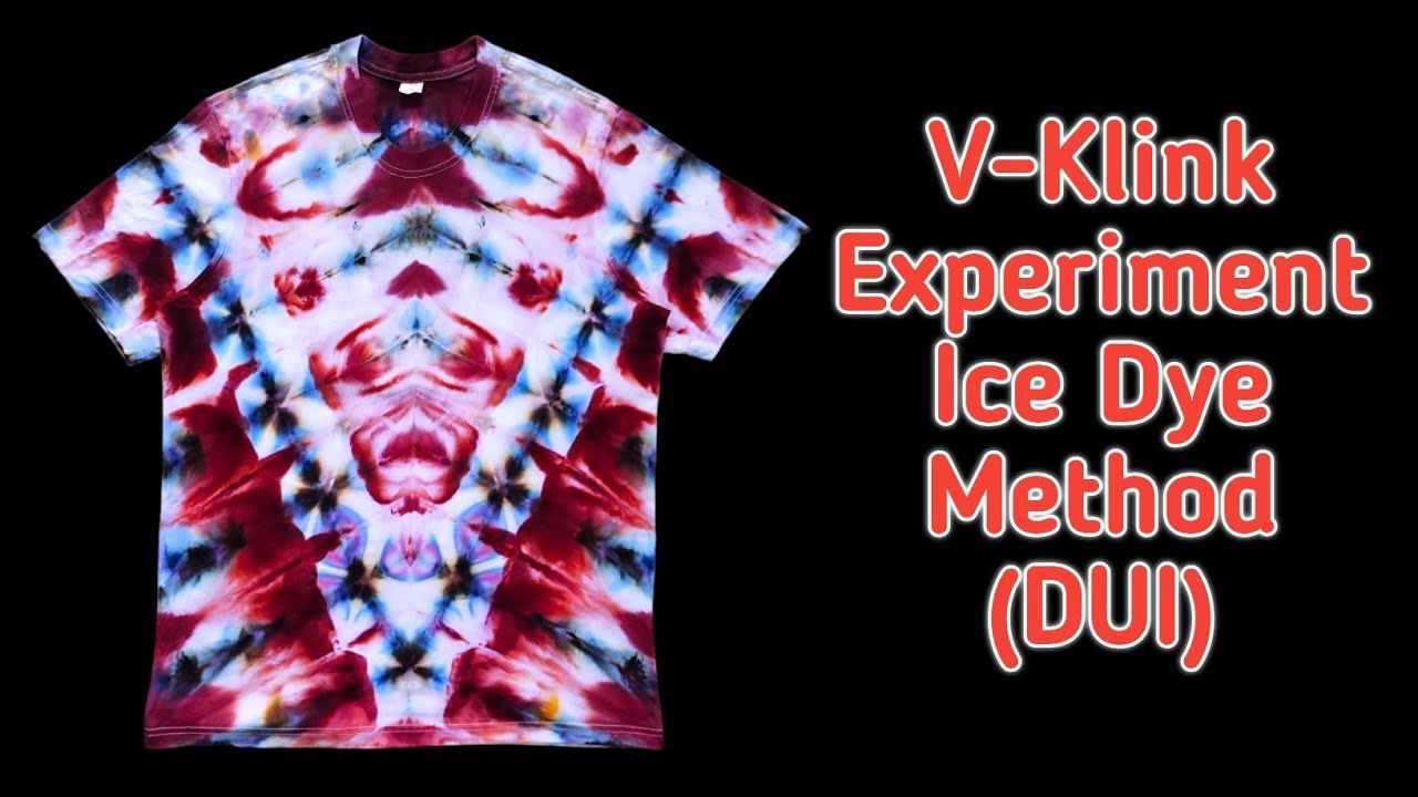 Klink Tie Dye (V Pattern) - YouTube