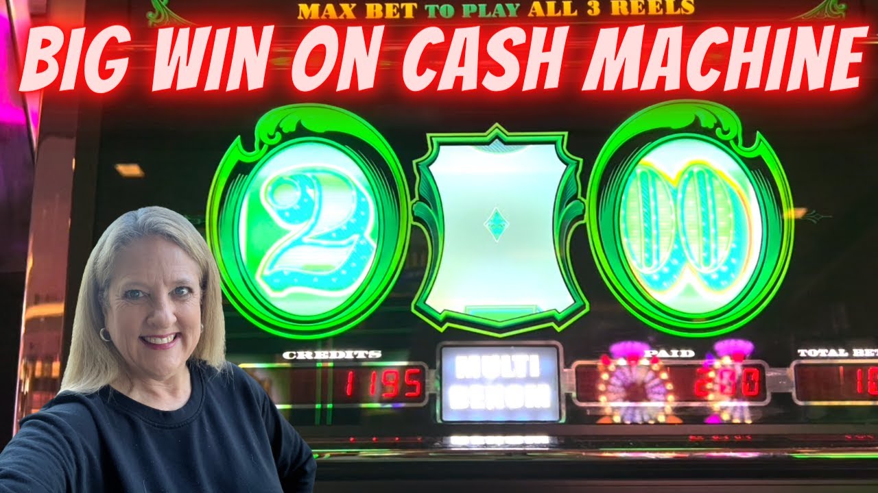 Big Win on Cash Machine - YouTube