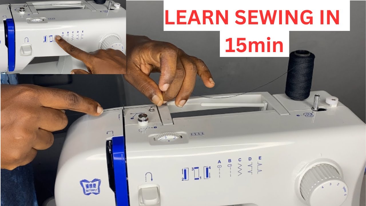 HOW TO SETUP & USE ELECTRIC SEWING MACHINE FOR BEGINNERS. Sewing ...