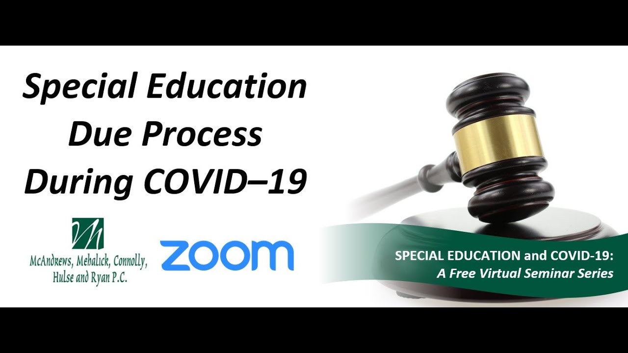 Special Education Due Process During COVID–19 - YouTube