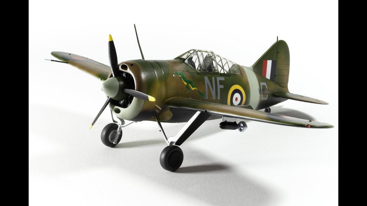 Brewster B-339 Buffalo. Plastic 1:48 scale model from Tamiya (61094 ...