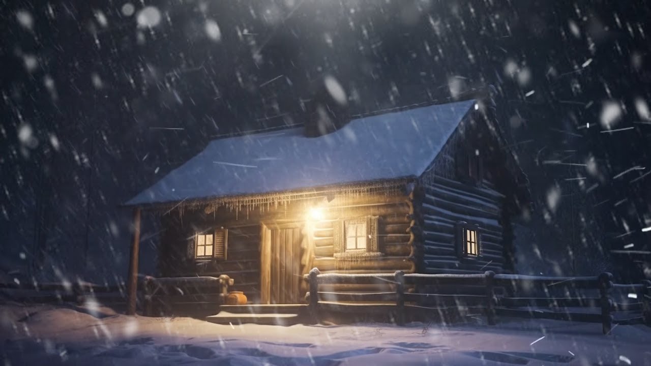 Relaxing Blizzard and Snowstorm Sounds w/ Heavy Wind & Snow for Sleep ...