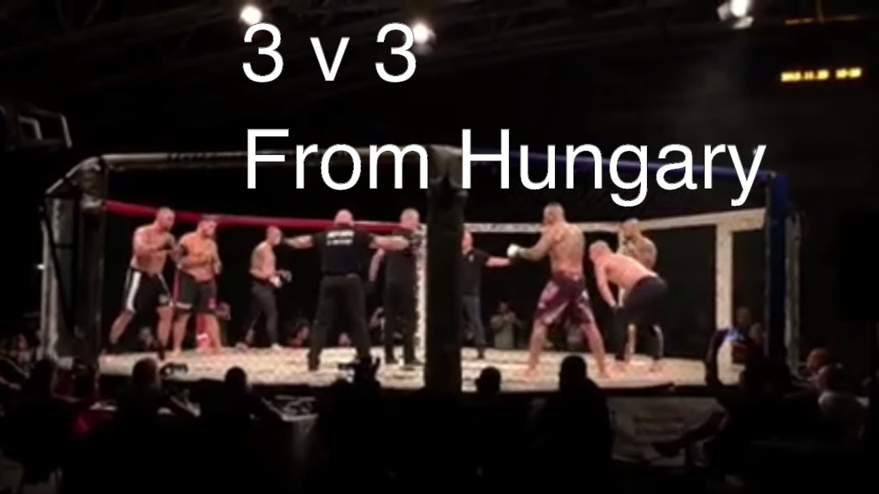 Hungarian 3 vs 3 MMA Team Fight Commentary - YouTube