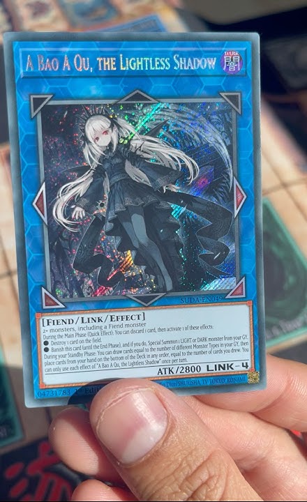 A Bao A Qu, the Lightless Shadow | Yugioh Card #yugioh #yugiohcommunity ...