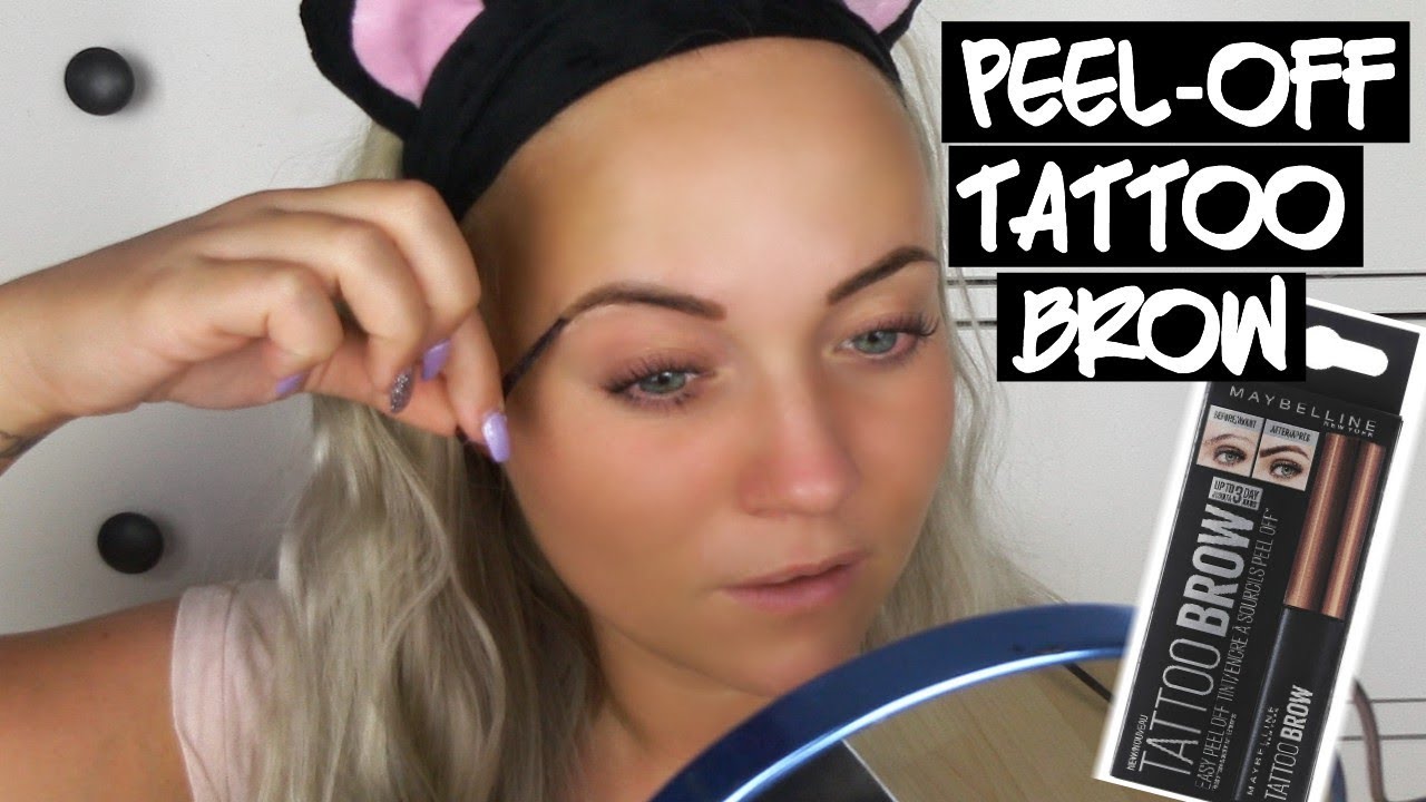 Maybelline Tattoo Brow im LIVE TEST | jennykap_ - YouTube