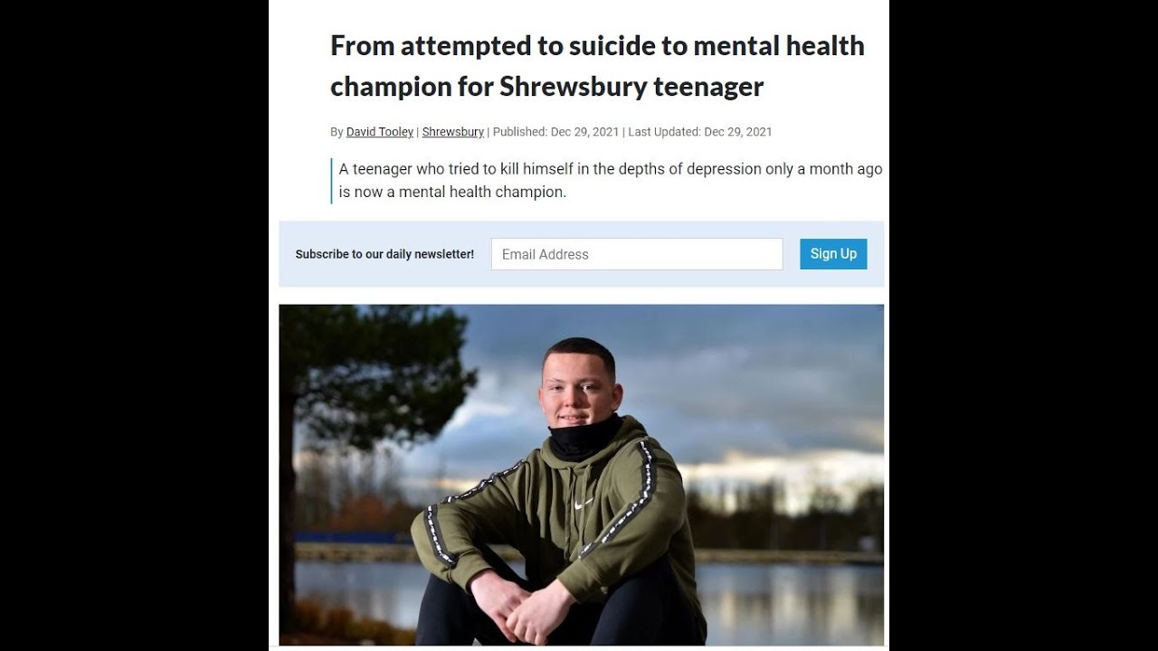 From Suicide Survivor to Mental Health Fundraiser: Harrison Whitehead ...