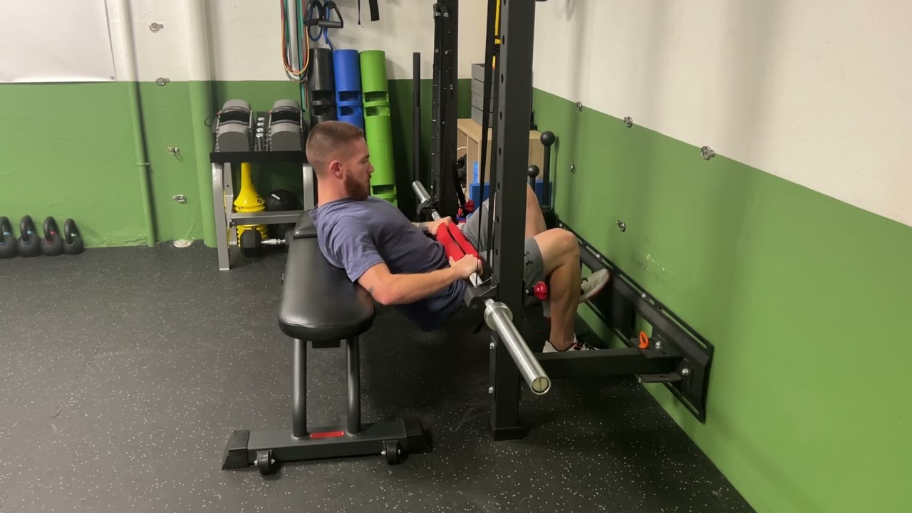 ISO-Push 1Leg Bench Bridge - YouTube