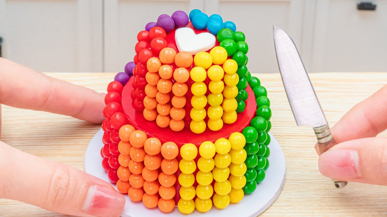 Beautiful Miniature Chocolate Cake | Satisfying Chocolate Cake Recipe ...