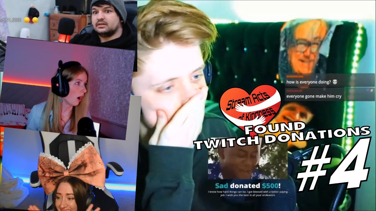 Twitch Donations to Smaller Streamers #4 - YouTube