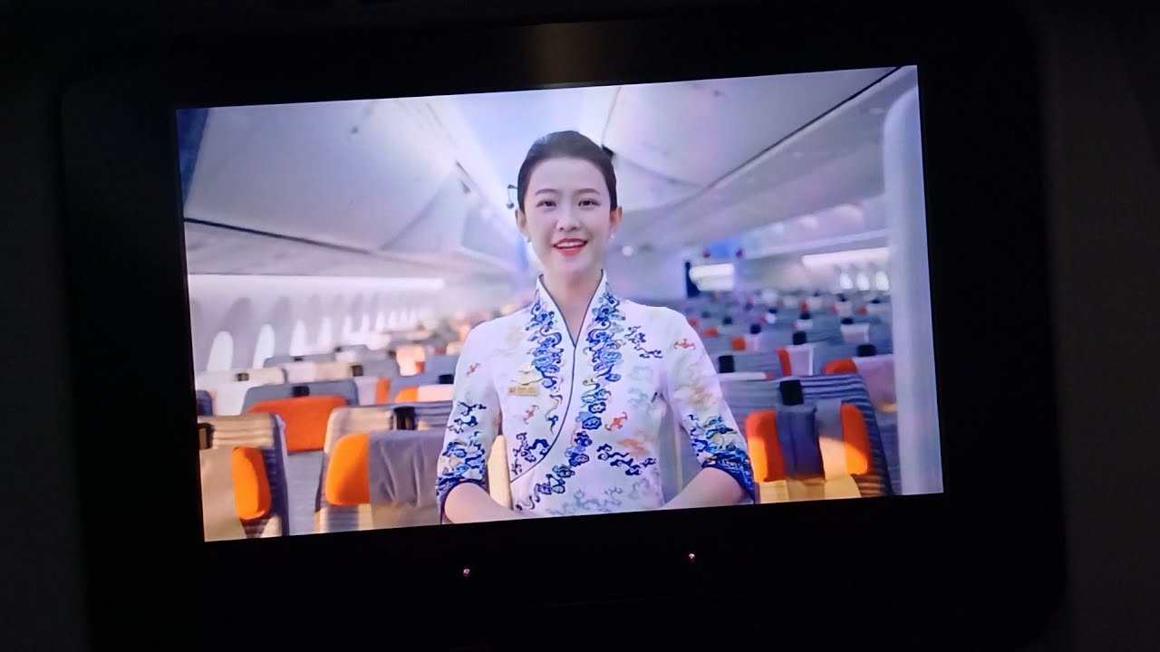 (HU491) Hainan Airlines Boeing 787-9 Dreamliner Inflight Safety Video - 2024 Version - YouTube
