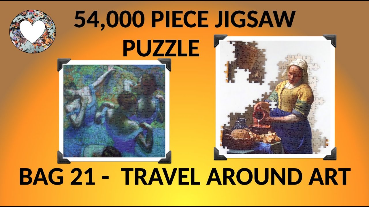 Bag 21 Section 15 of EPIC 54,000 Piece Jigsaw Puzzle: Travel Around Art ...