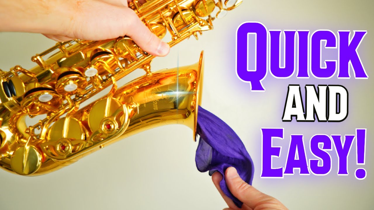 How to Swab a Saxophone! Simple! - YouTube