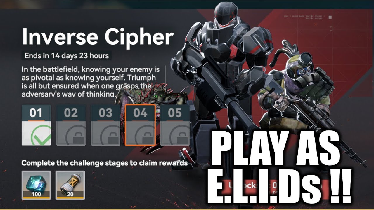 INVERSE CIPHER NEW PUZZLE MODE! BECOME THE ELIDS IN STAGE 1!【Girls ...