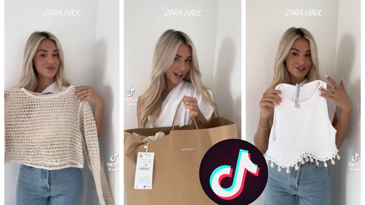 Zara Haul Videos | TikTok Videos | Clothes Haul | Try On Haul - YouTube