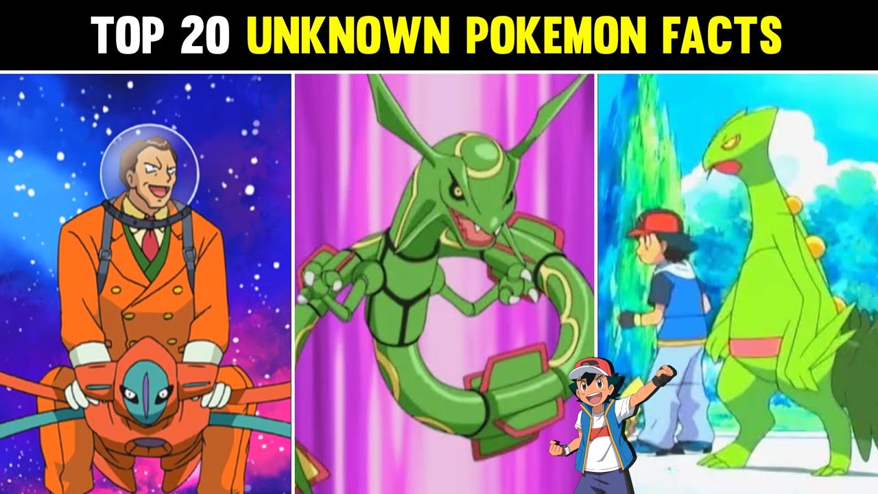 Top 20 Unknown Pokemon Facts | 20 Interesting Pokemon Facts | 20 ...