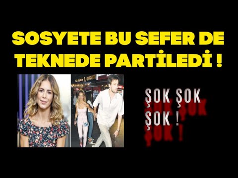 SOSYETE DÜNYASINDAN ŞOK HABER