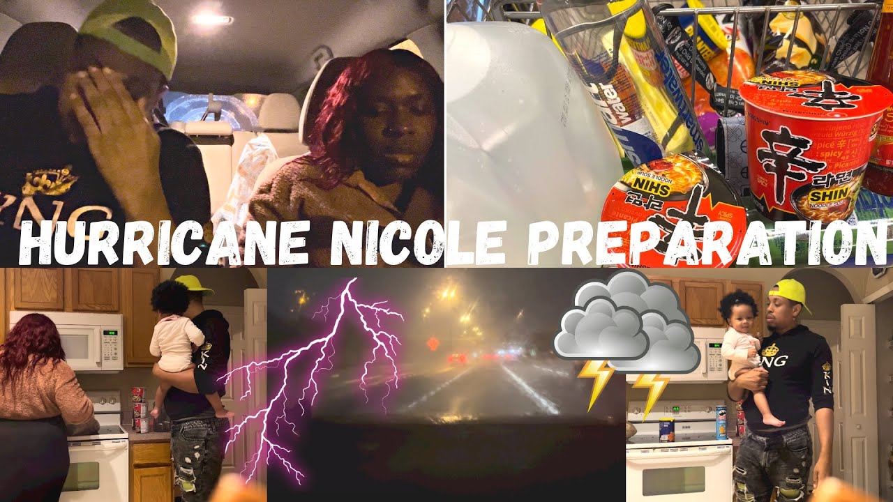 Preparation for Hurricane Nicole| Risk mall run in the rain| Car talk ...