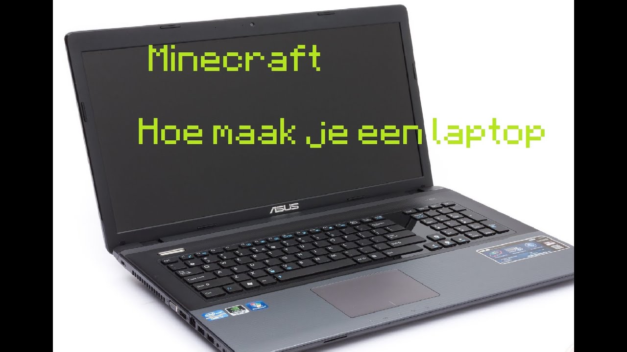 Minecraft- Hoe maak je een laptop - YouTube