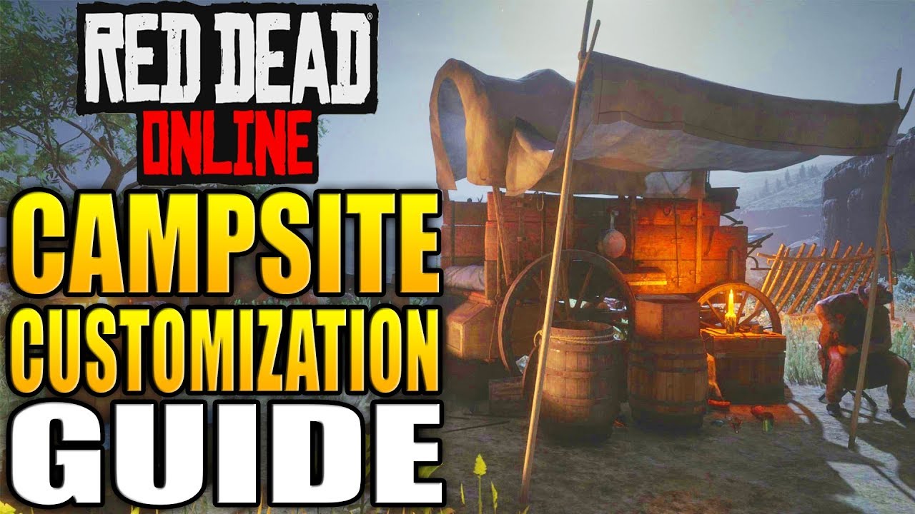 Red Dead Online Tips - HOW TO UPGRADE & CUSTOMIZED YOUR CAMP - YouTube